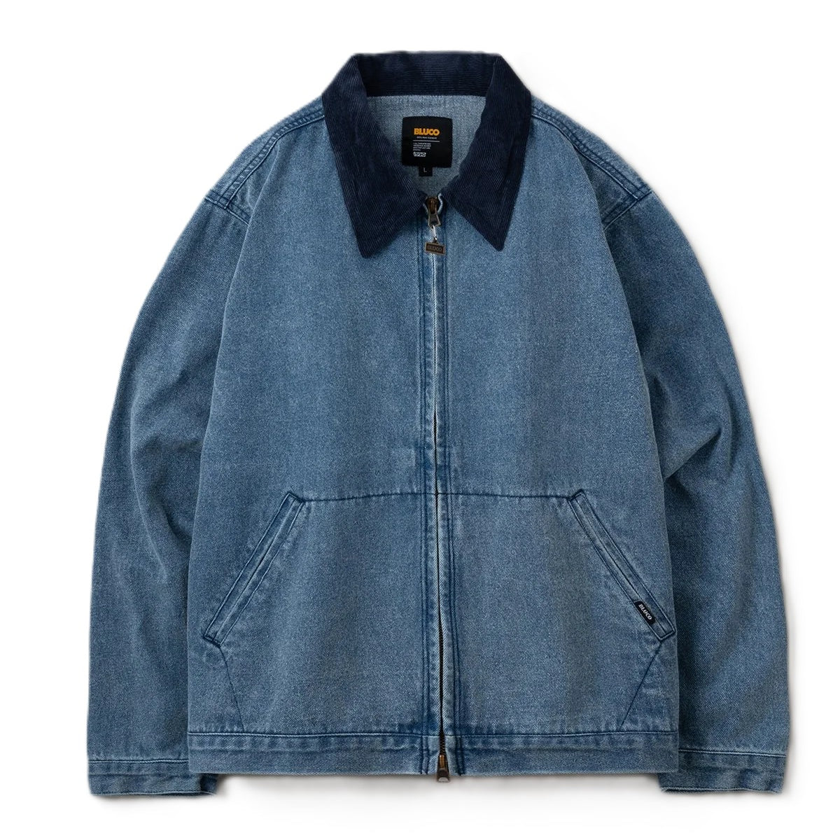 BLUCO - 12oz DENIM WORK JACKET - L.INDIGO – JAKS GARAGE
