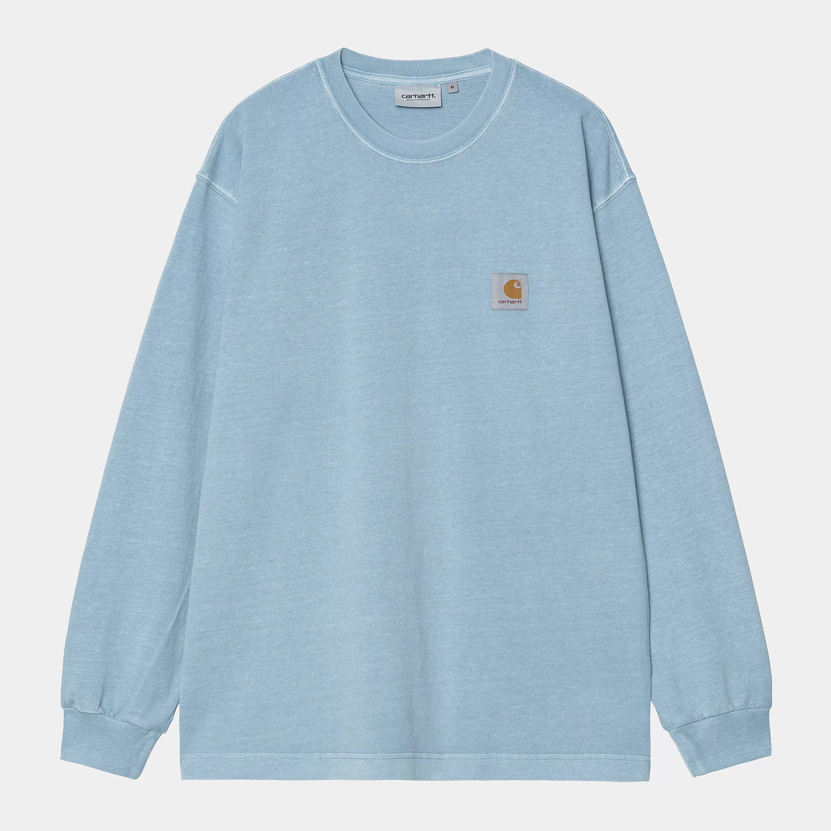 Carhartt WIP - L/S NELSON T-SHIRTS - CLAY BLUE (garment dyed) – JAKS GARAGE